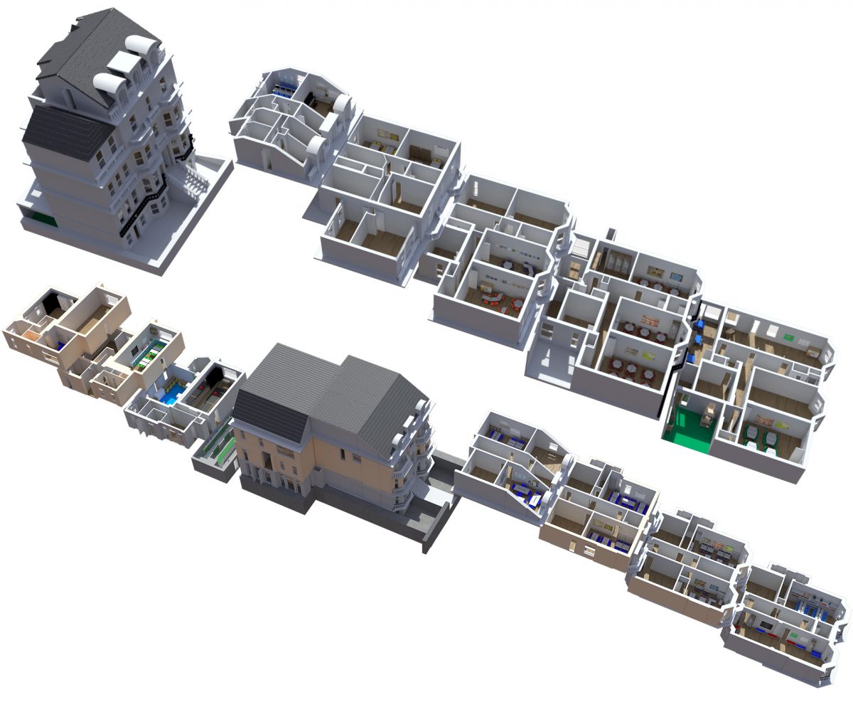 3D School Map Illustrations | Innermedia